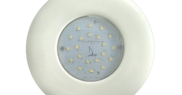 5W Sıva Üstü LED Spotlar,10-30V DC (Beyaz-Krom Kaplama)
